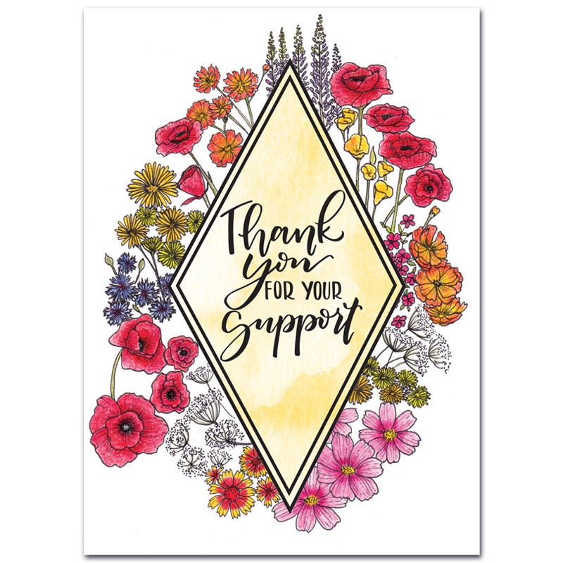 Thank You For Your Support Seed Packet, Seed Favors | American Meadows